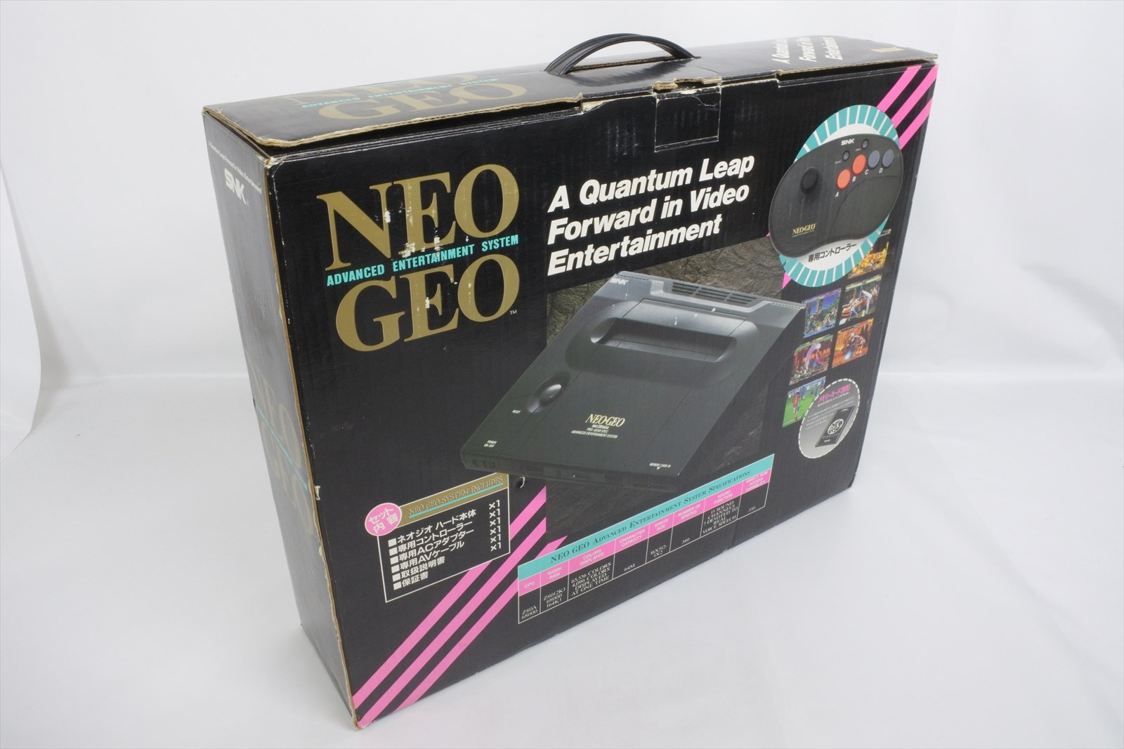NEO GEO AES Latest Edition Console System Boxed SNK Tested Ref 73955 ...