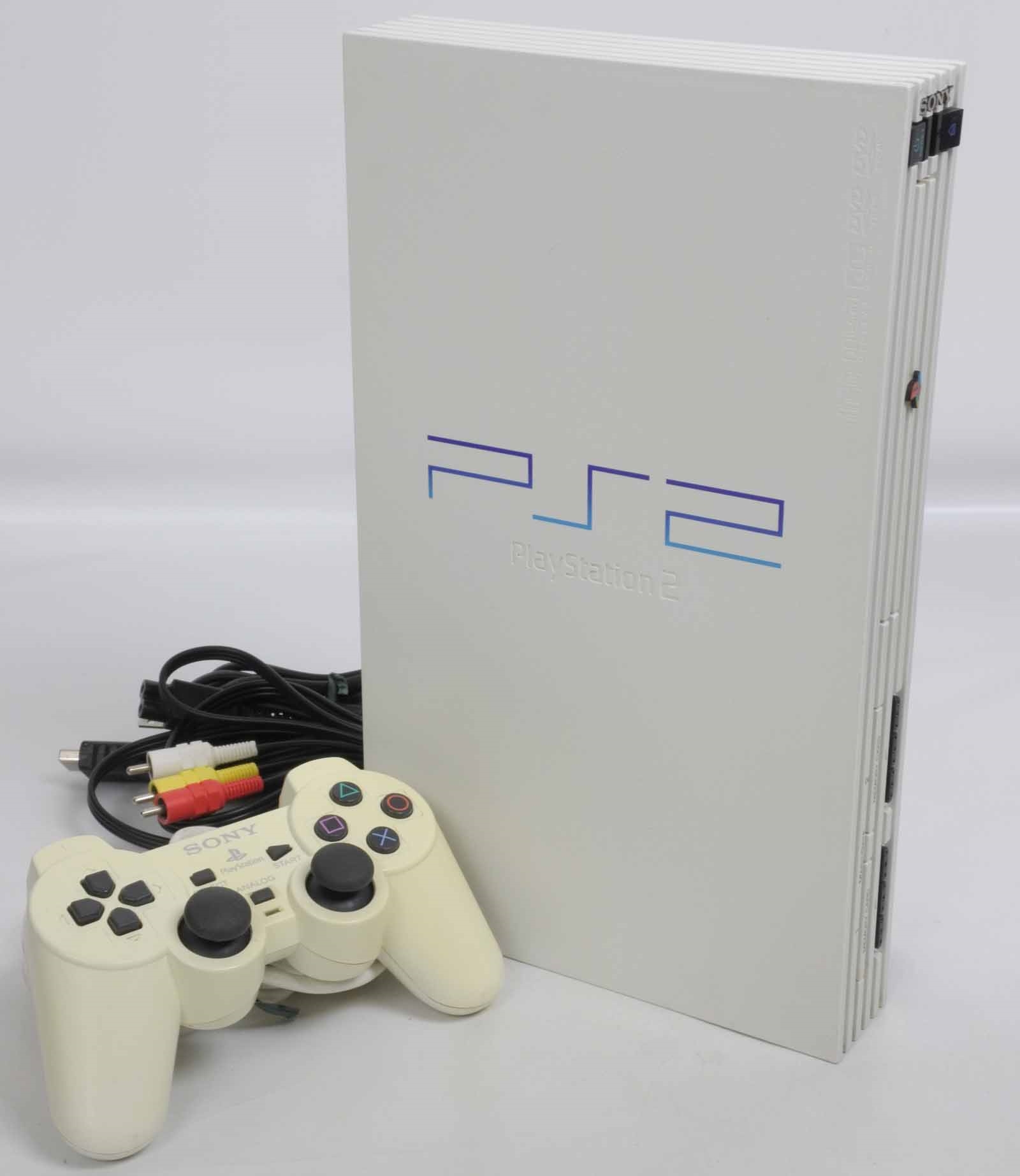 PS2 CERAMIC WHITE Console System SCPH-50000 AJ4735304 Playstation2 NTSC ...