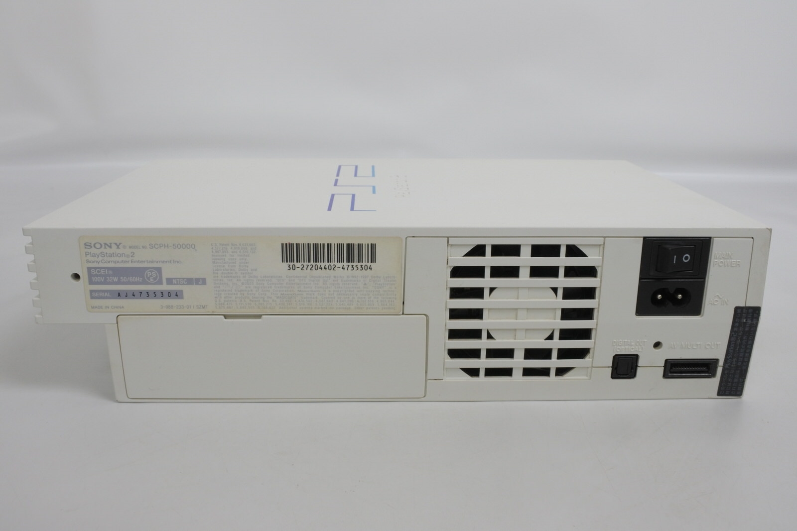 PS2 CERAMIC WHITE Console System SCPH-50000 AJ4735304 Playstation2 NTSC ...
