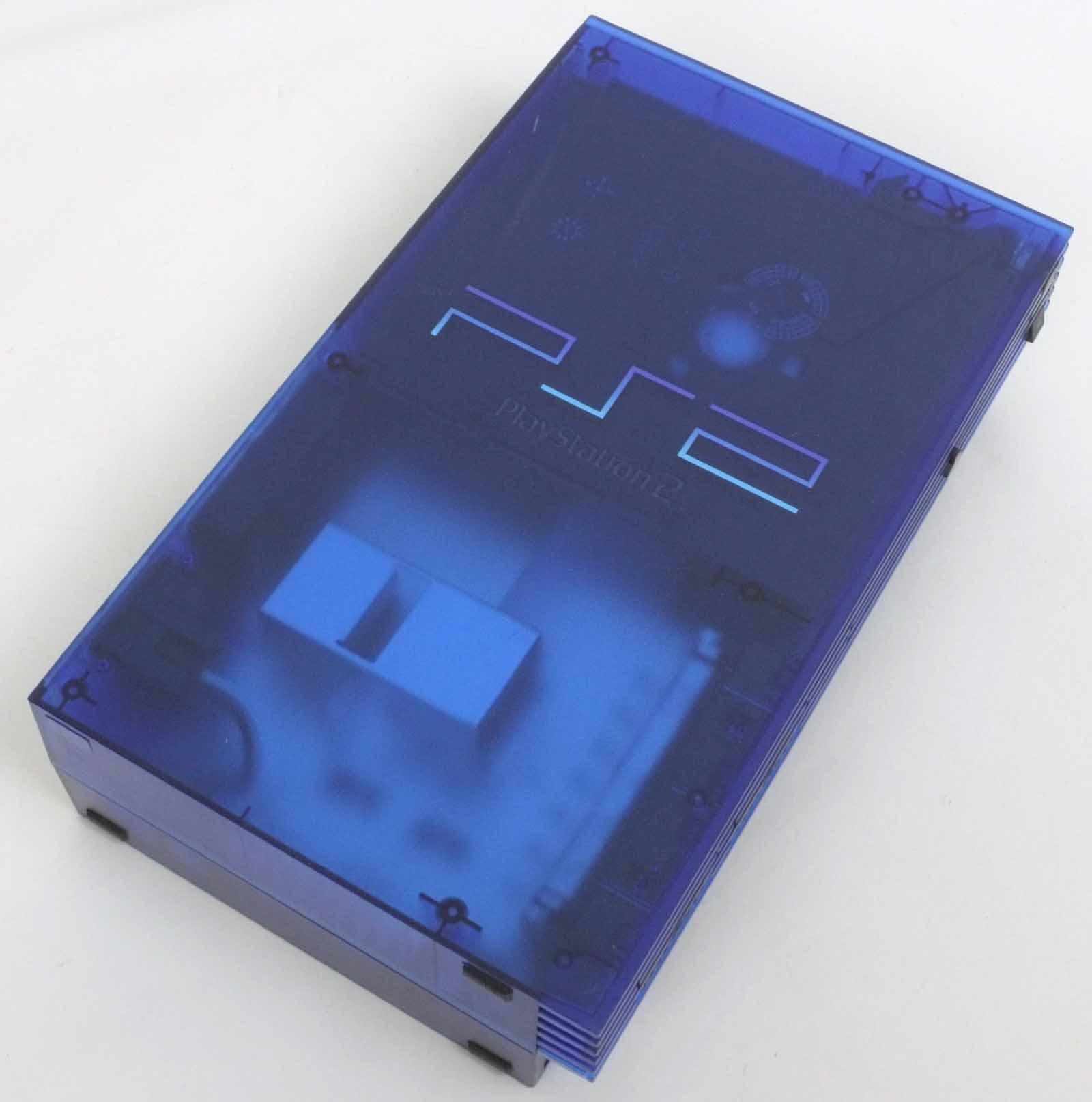 PS2 OCEAN BLUE Console System SCPH-37000 J1553194 Tested Playstation 2 ...