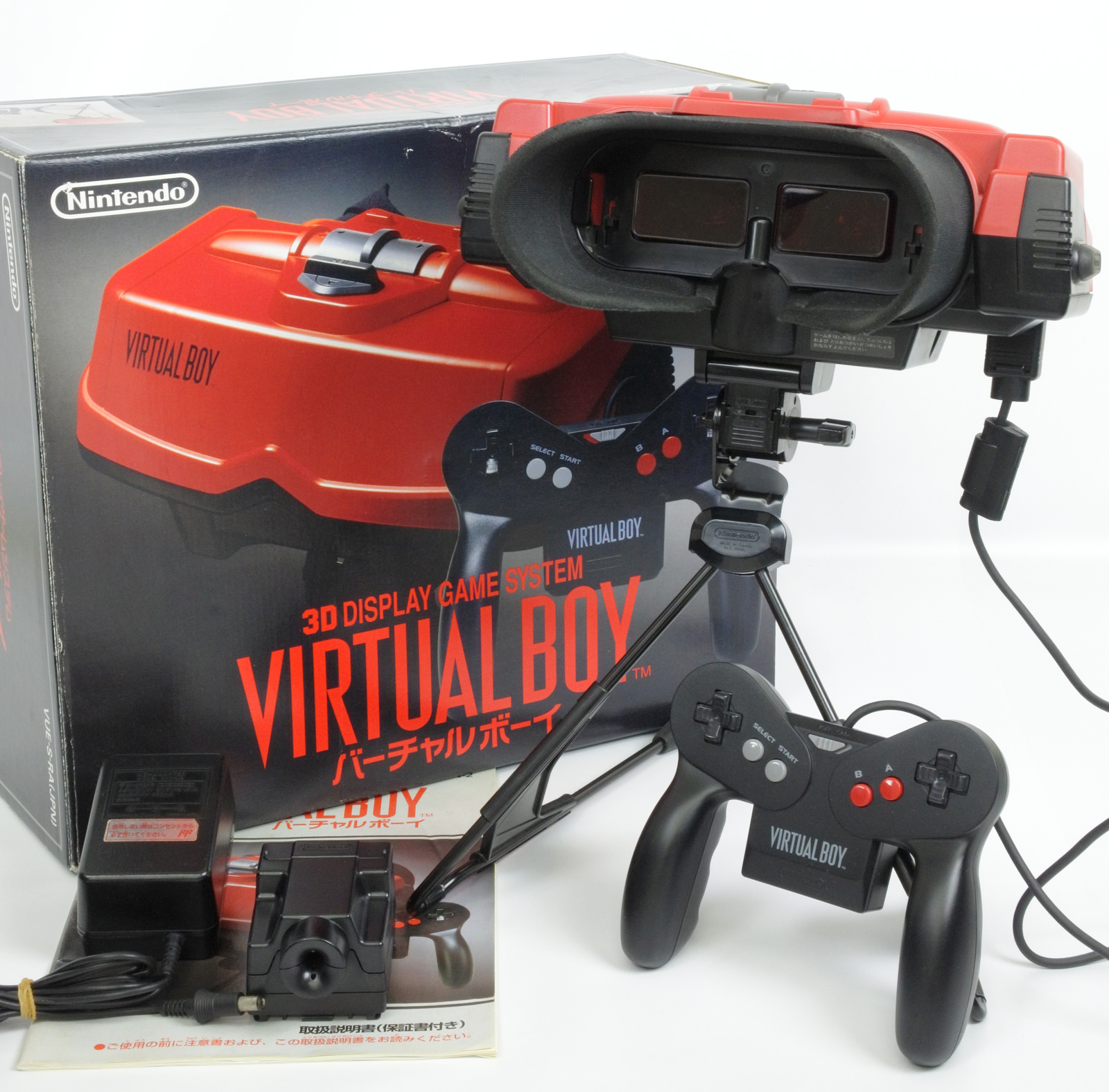 VIRTUAL BOY Console System Boxed Ref/V10039716 Nintendo Tested JAPAN ...