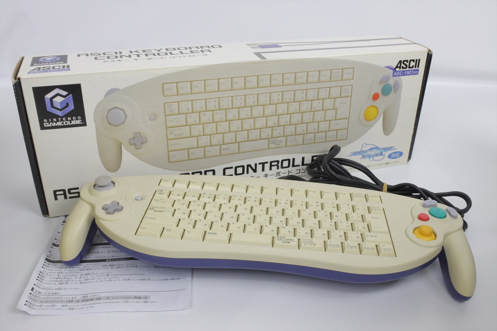 ASCII Keyboard Controller ASC-1901PO Boxed For Game Cube Ref/2205 | eBay